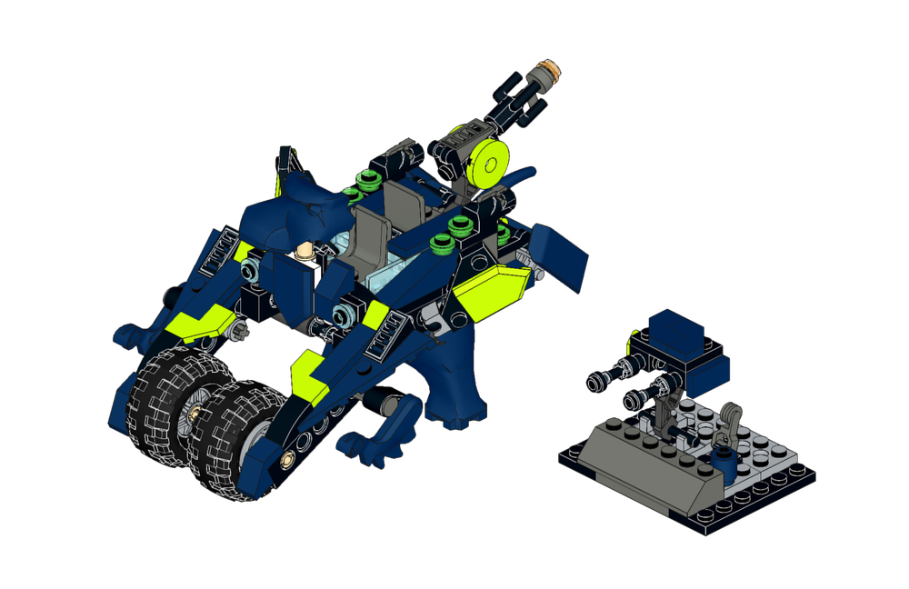 LEGO MOC 70826 Rex-treme Mechasaurus by crazy8ron | Rebrickable - Build ...