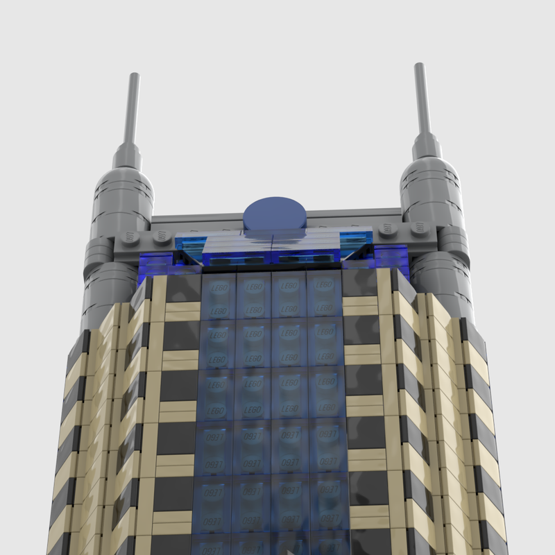 LEGO MOC AT&T Building at 1/650th Scale VER 2 by FunnyTacoBunny ...