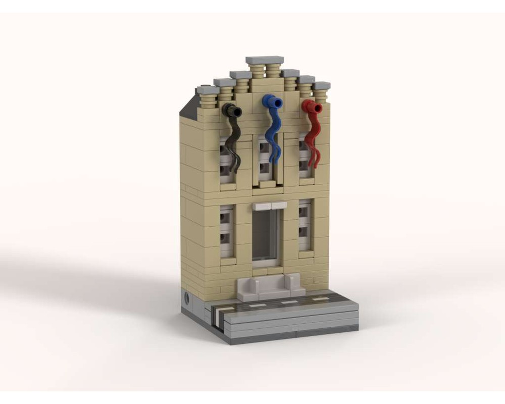 LEGO MOC Mini modular - Embassy by Tavernellos | Rebrickable - Build ...