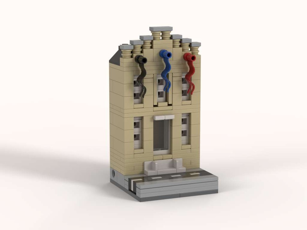 LEGO MOC Mini modular - Embassy by Tavernellos | Rebrickable - Build ...