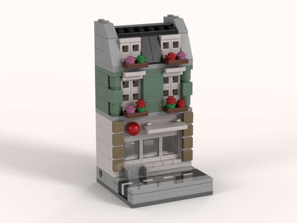 Lego Moc Mini Modular Sand Green By Tavernellos Rebrickable Build