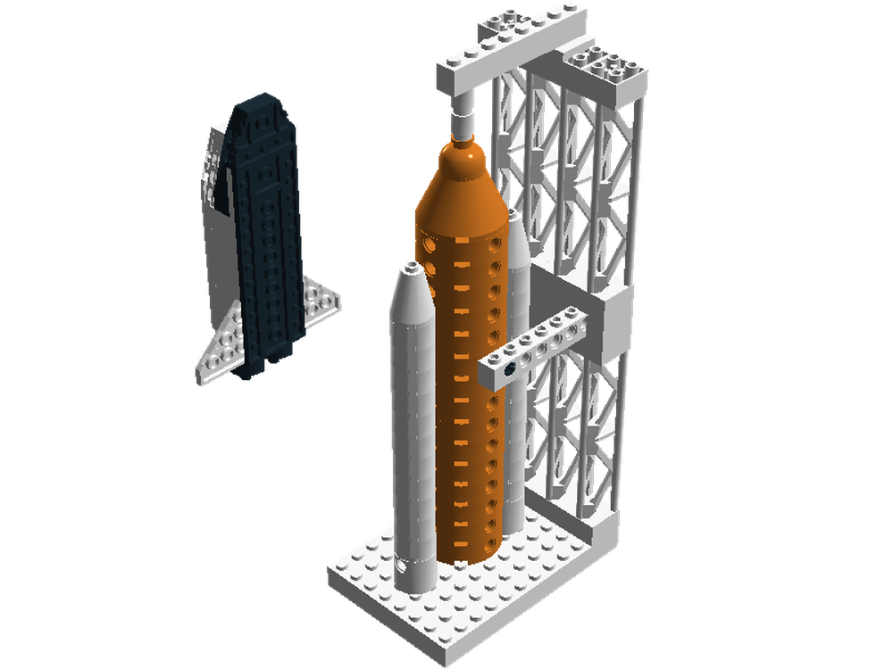Lego Moc Space Shuttle By Adry Rebrickable Build With Lego