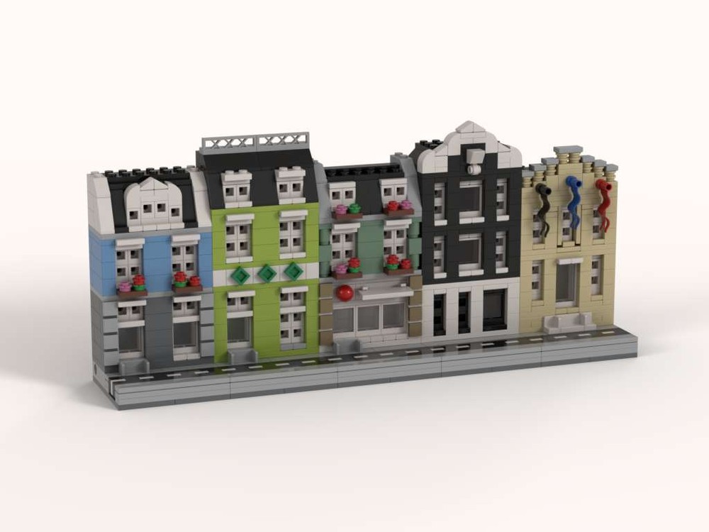 LEGO MOC Mini modular - street by Tavernellos | Rebrickable - Build ...