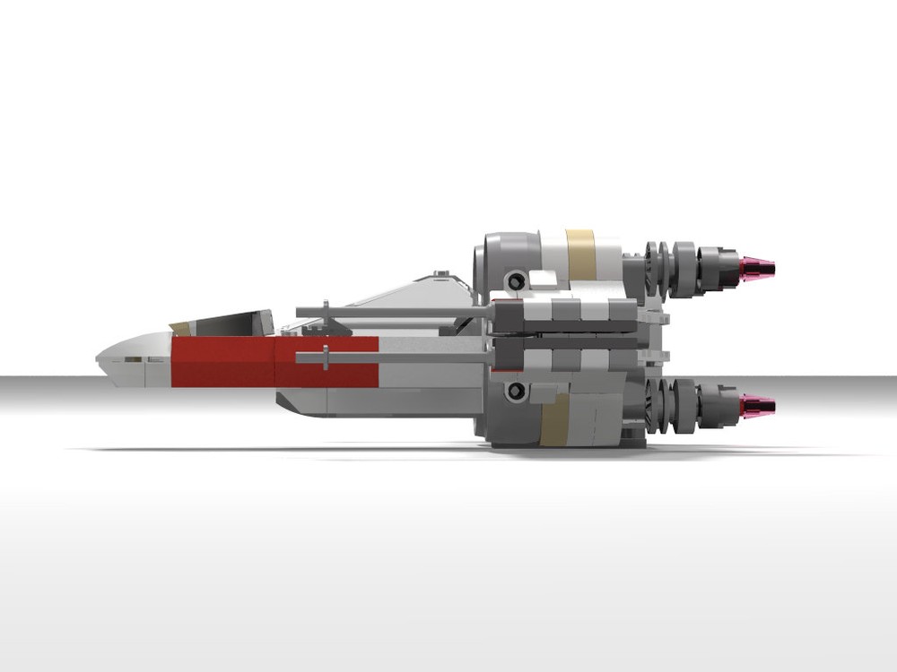 LEGO MOC Chibi X-Wing T65 by Bigfoot.max | Rebrickable - Build with LEGO
