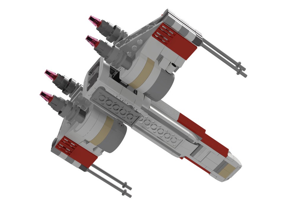 LEGO MOC Chibi X-Wing T65 by Bigfoot.max | Rebrickable - Build with LEGO