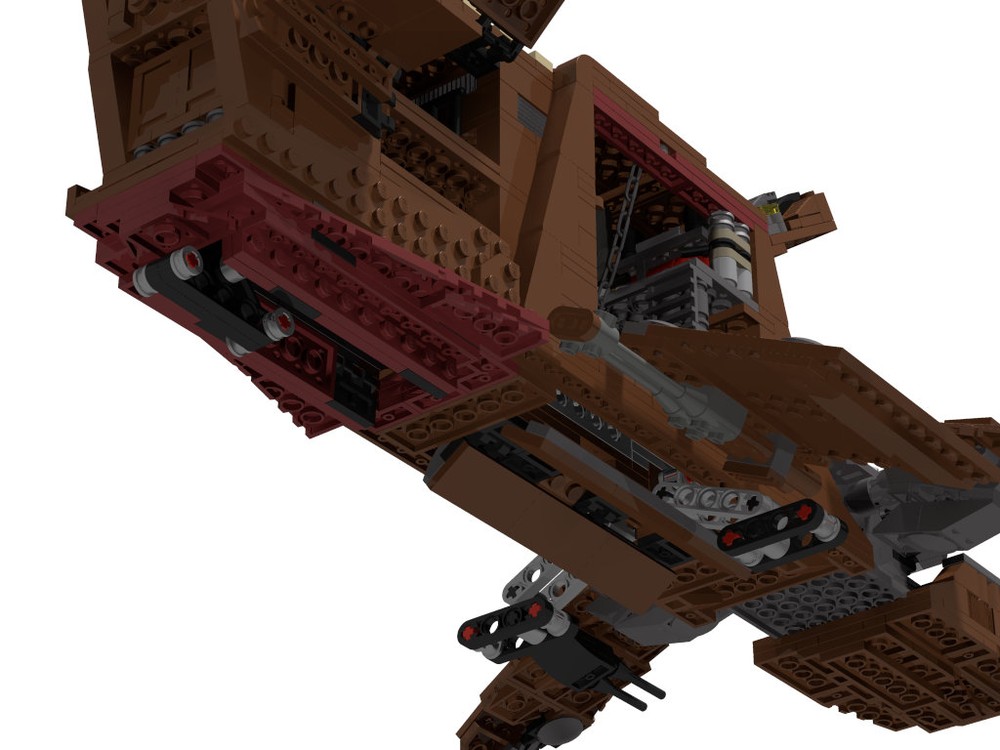 LEGO MOC Bounty Hunter Bossk's Hound's Tooth - YV-666 light freighter ...