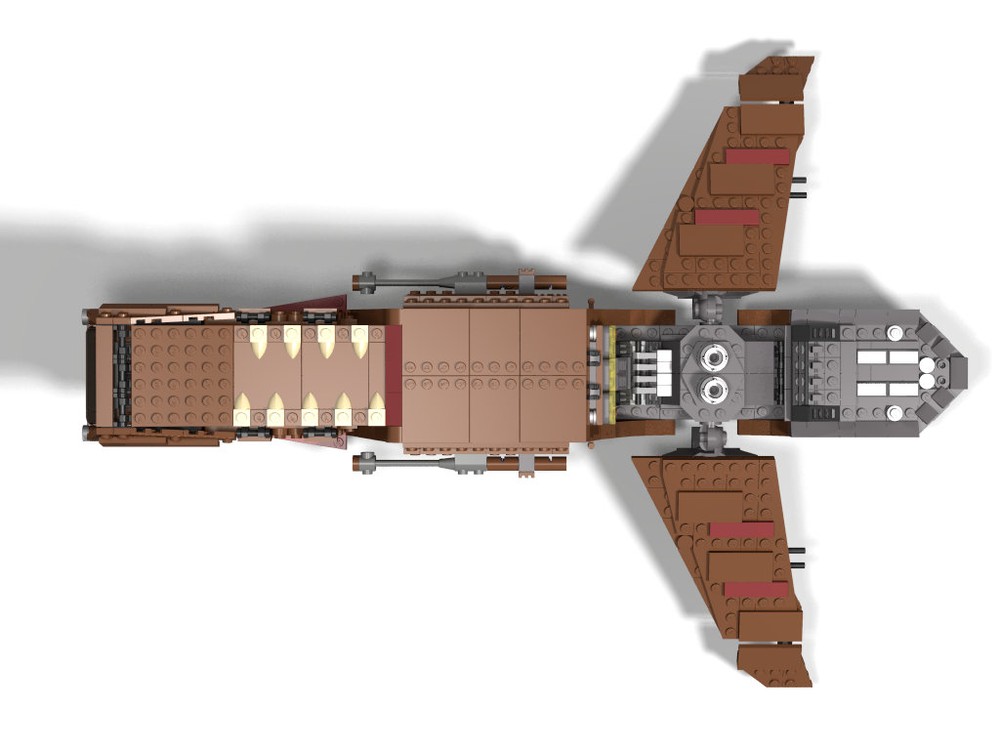 LEGO MOC Bounty Hunter Bossk's Hound's Tooth - YV-666 light freighter ...