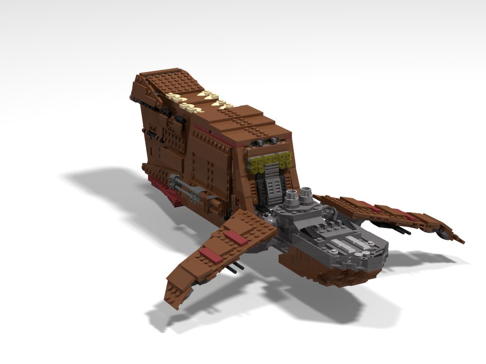 LEGO MOC Bounty Hunter Bossk's Hound's Tooth - YV-666 light freighter ...