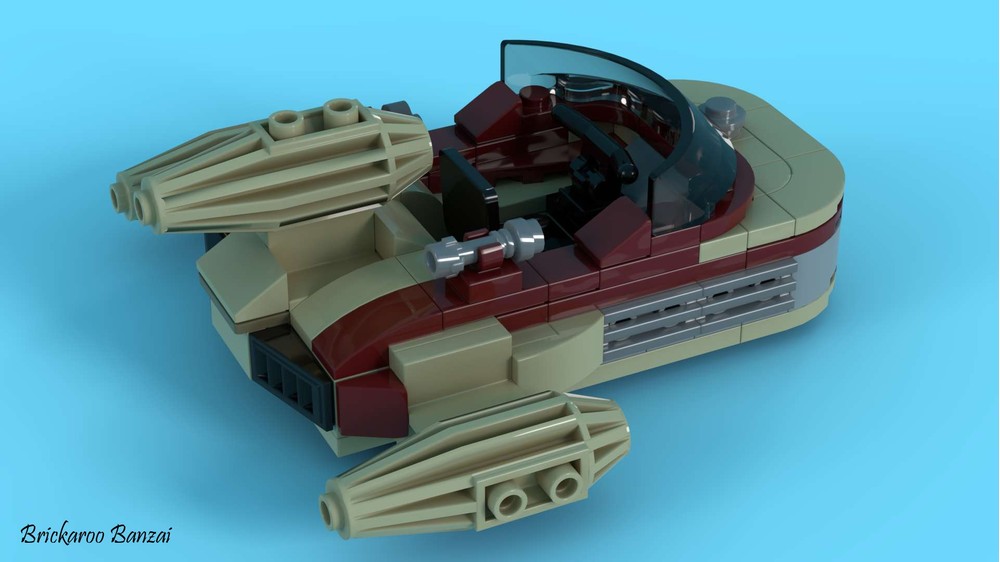 LEGO MOC Landspeeder Microfighter by Brickaroo Banzai | Rebrickable ...
