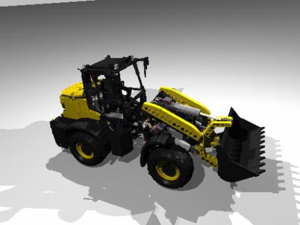 LEGO MOC-4195 Komatsu WA70 Wheel Loader by AlasdairRyan | Rebrickable ...