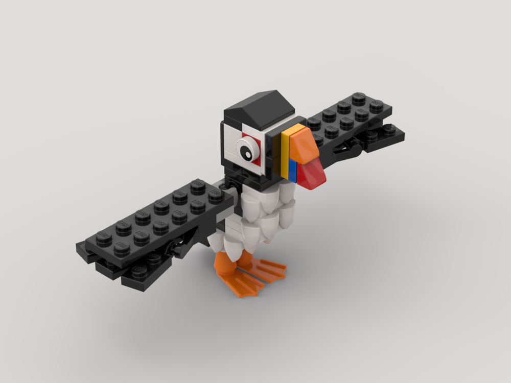 LEGO MOC Puffin by Screec | Rebrickable - Build with LEGO