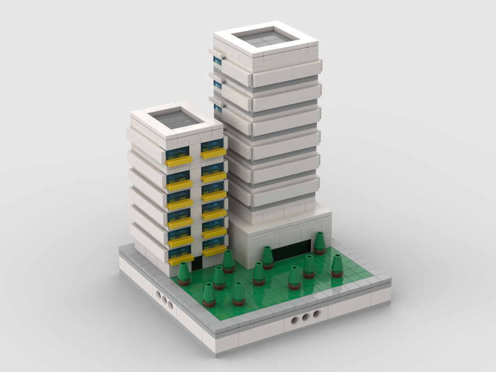 LEGO MOC Skyscraper Modular City | build from 14 MOCs by gabizon ...