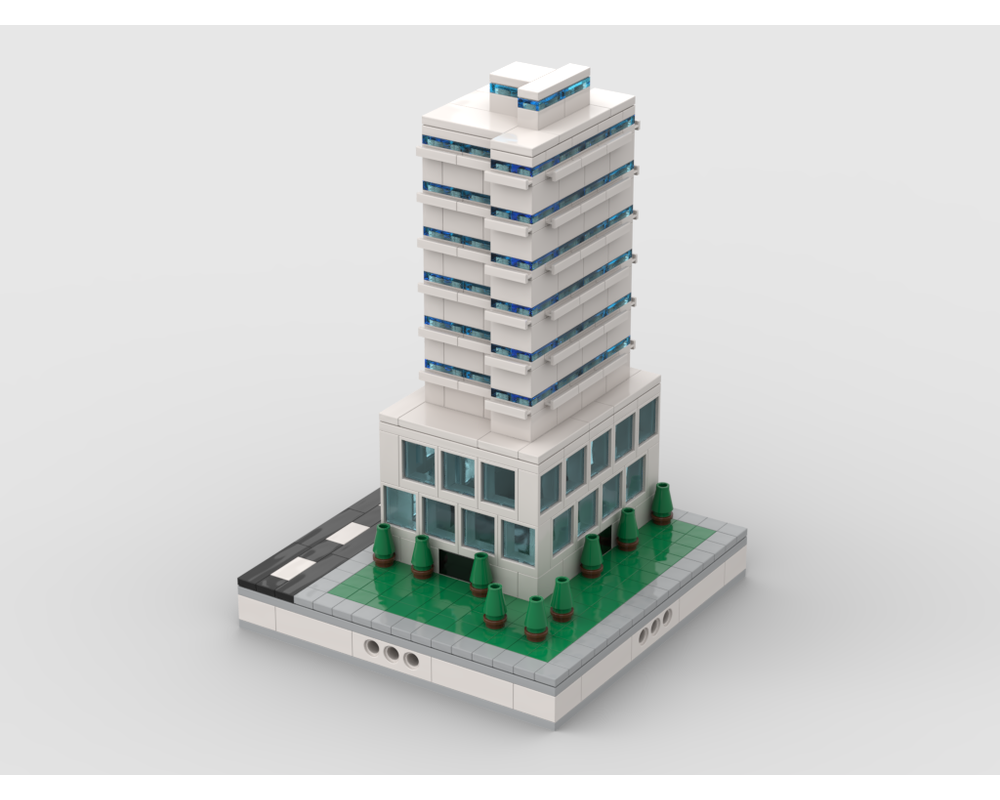 LEGO MOC Skyscraper Modular City | build from 14 MOCs by gabizon ...