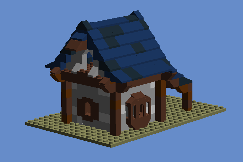 Lego Moc Simple Little Medieval Cottage By Dirkdebakker Rebrickable
