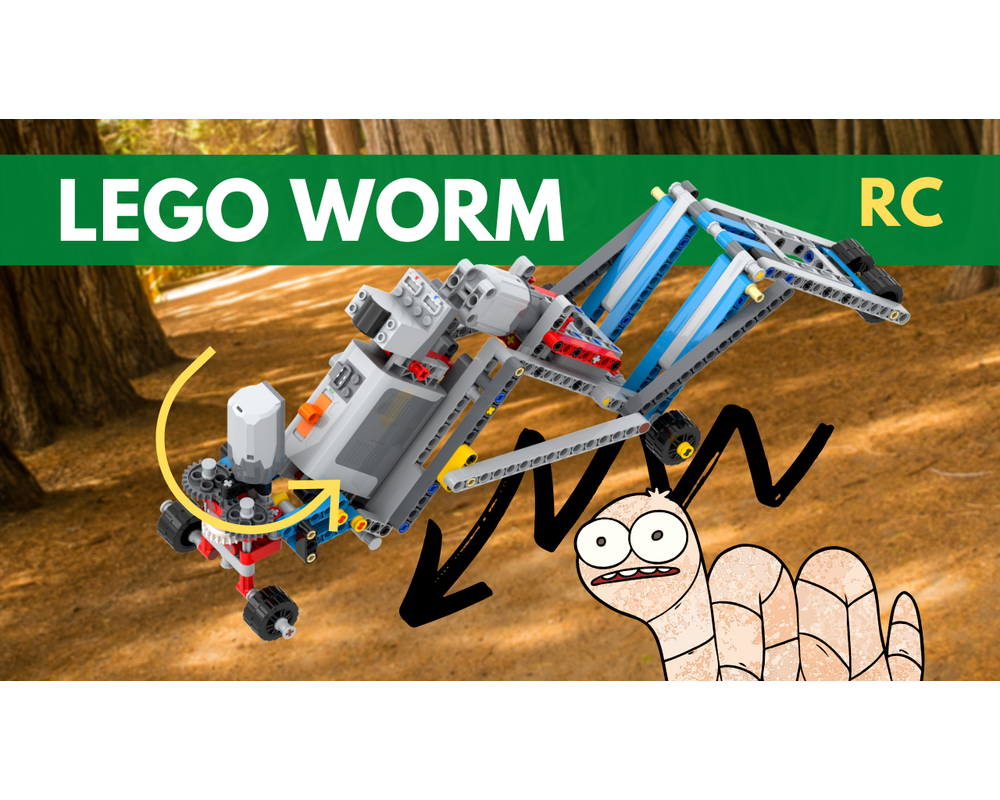 LEGO MOC Lego Worm RC by Konstrakt_Abstrakt | Rebrickable - Build with LEGO