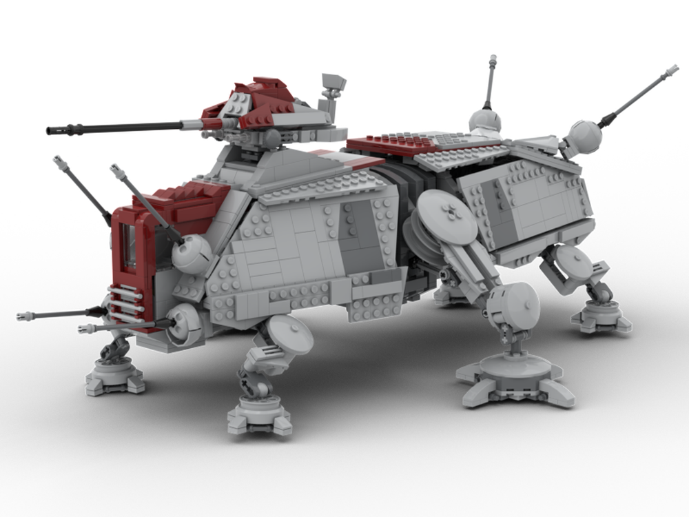 LEGO MOC Minifigure scale AT-TE by julienoseo | Rebrickable - Build ...