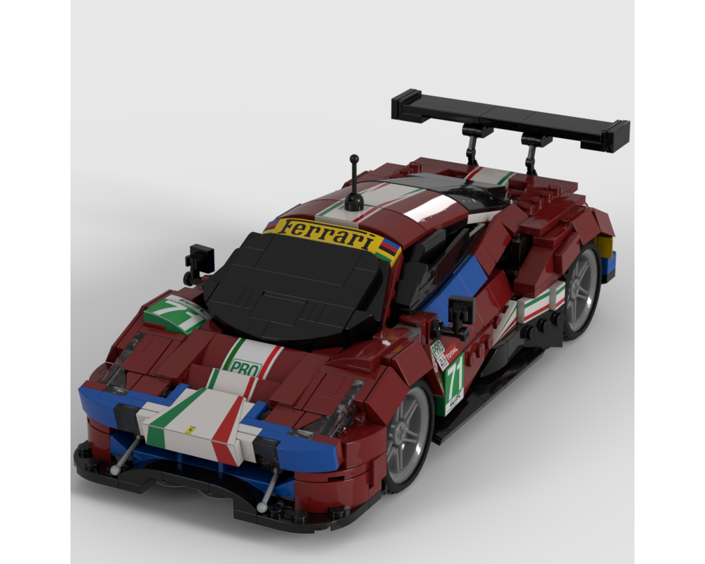 LEGO MOC Ferrari 488 GTE EVO #51/#71 from Le Mans in 2018 and 2019 by ...