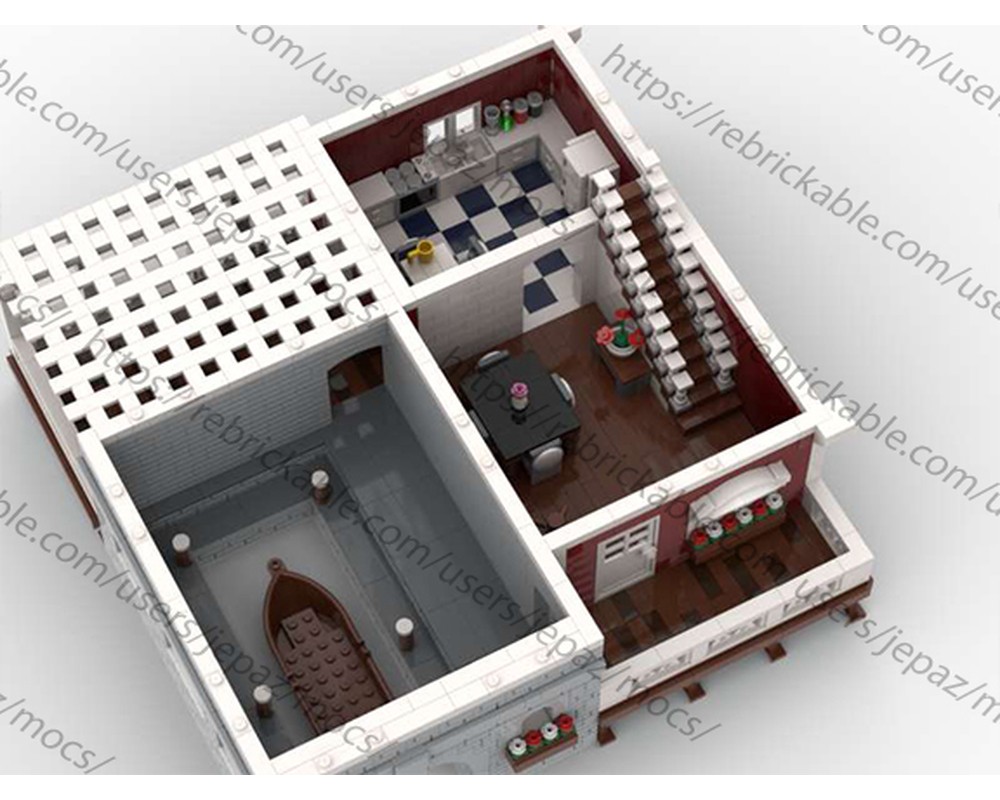 LEGO MOC Dock House III by jepaz | Rebrickable - Build with LEGO