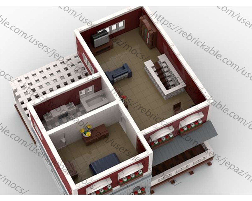 LEGO MOC Dock House III by jepaz | Rebrickable - Build with LEGO