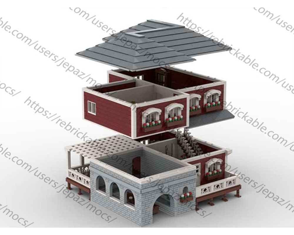 LEGO MOC Dock House III by jepaz | Rebrickable - Build with LEGO