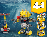 LEGO Set 31090-1 Underwater Robot (2019 Creator > Creator 3-in-1 ...