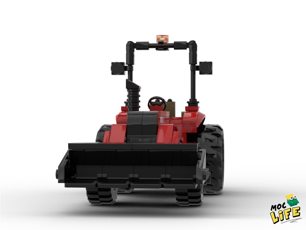 LEGO MOC Case IH mid-mount by MocLife | Rebrickable - Build with LEGO