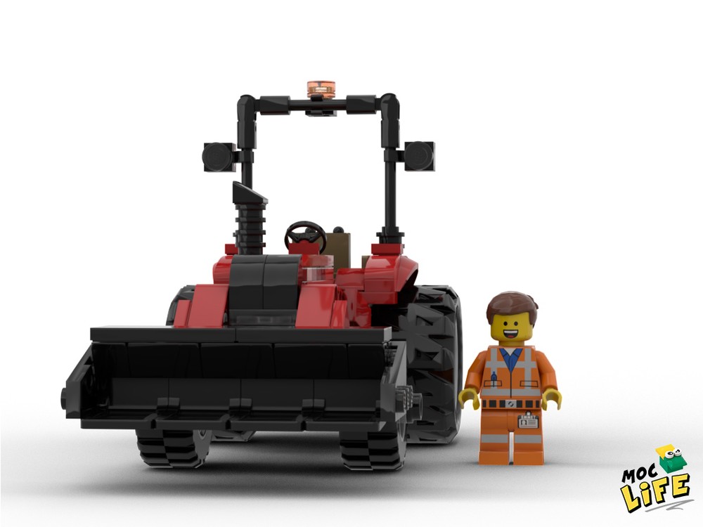 LEGO MOC-42087 Case IH mid-mount by MocLife | Rebrickable - Build with LEGO