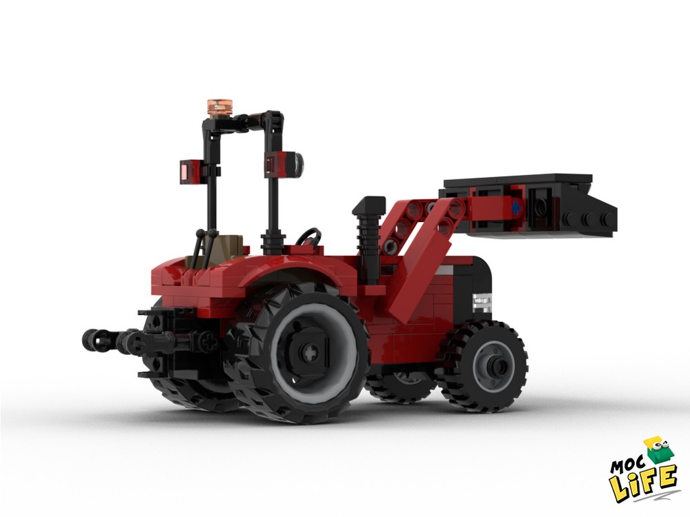 LEGO MOC Case IH mid-mount by MocLife | Rebrickable - Build with LEGO