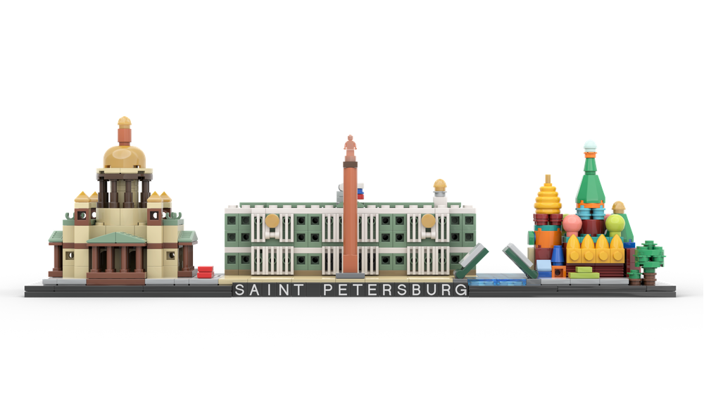 LEGO MOC Miniature Skylines - Saint Petersburg, Russia by Brickalizer ...