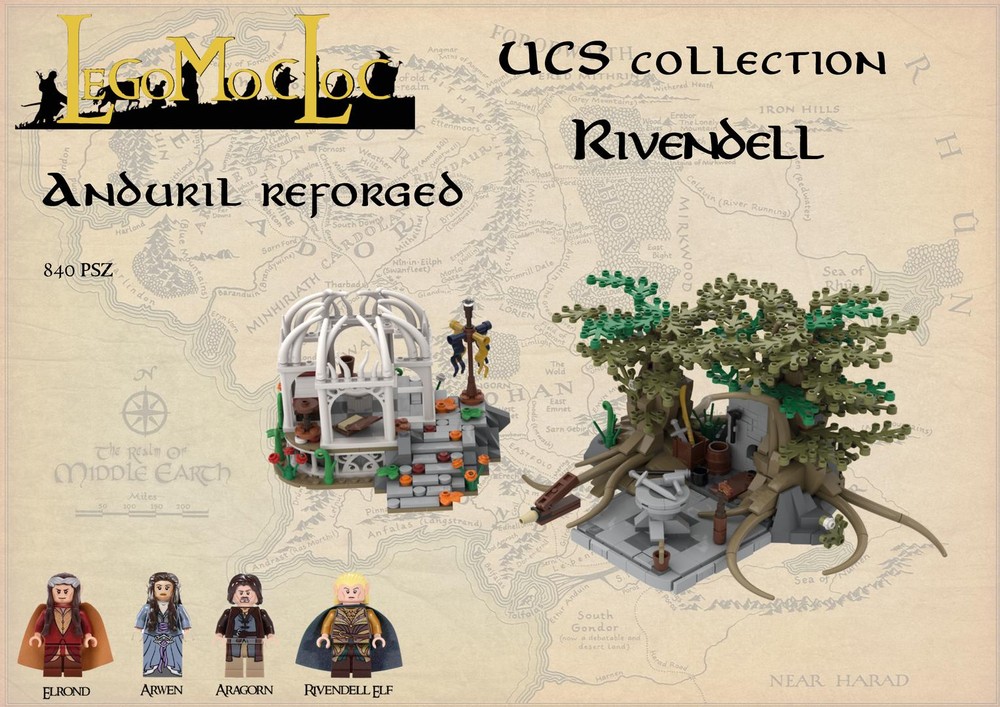 LEGO MOC Andùril Reforged by LegoMocLoc | Rebrickable - Build with LEGO