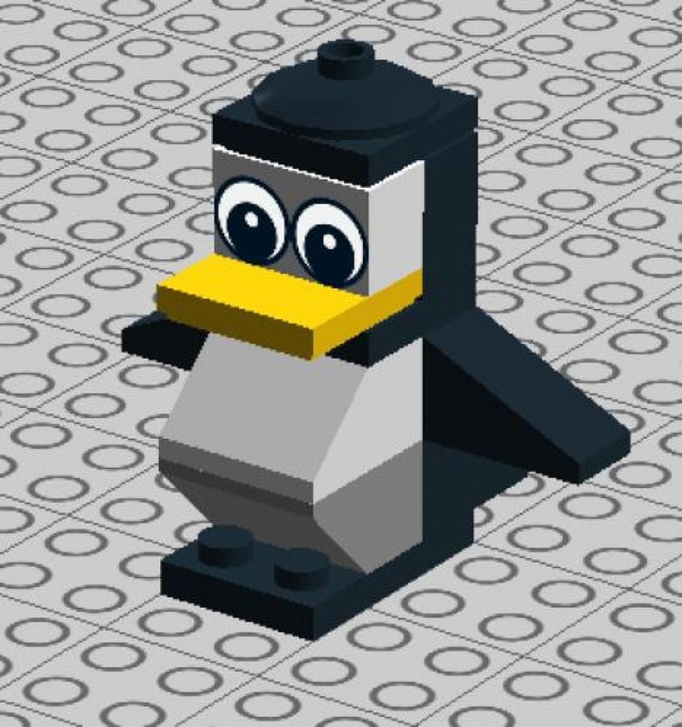 LEGO MOC Tux by ensonic | Rebrickable - Build with LEGO