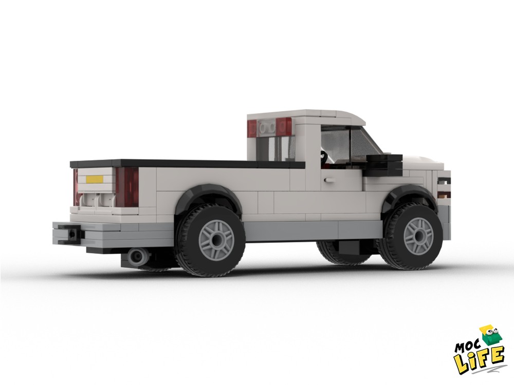 LEGO MOC Chevrolet Silverado 1500 regular cab long bed by MocLife ...