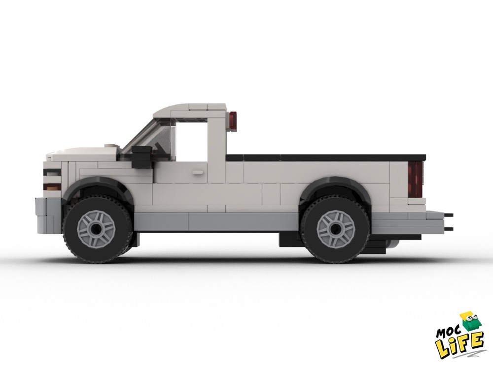 LEGO MOC Chevrolet Silverado 1500 regular cab long bed by MocLife ...