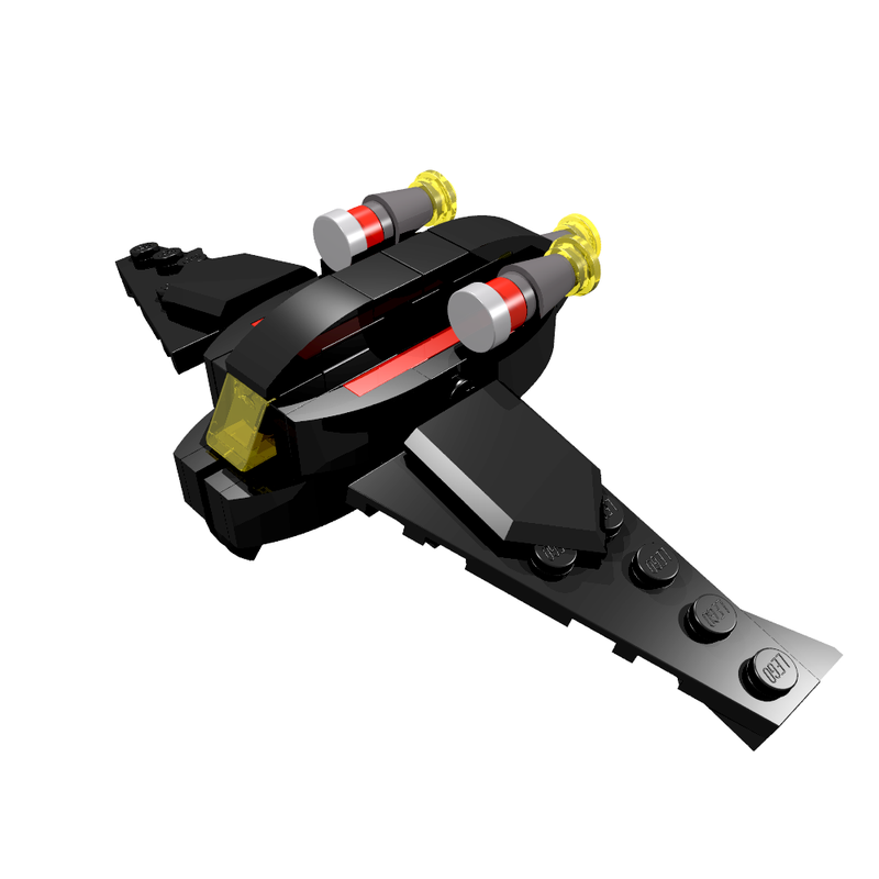 LEGO MOC 30524 Hawk Aircraft by Berth | Rebrickable - Build with LEGO