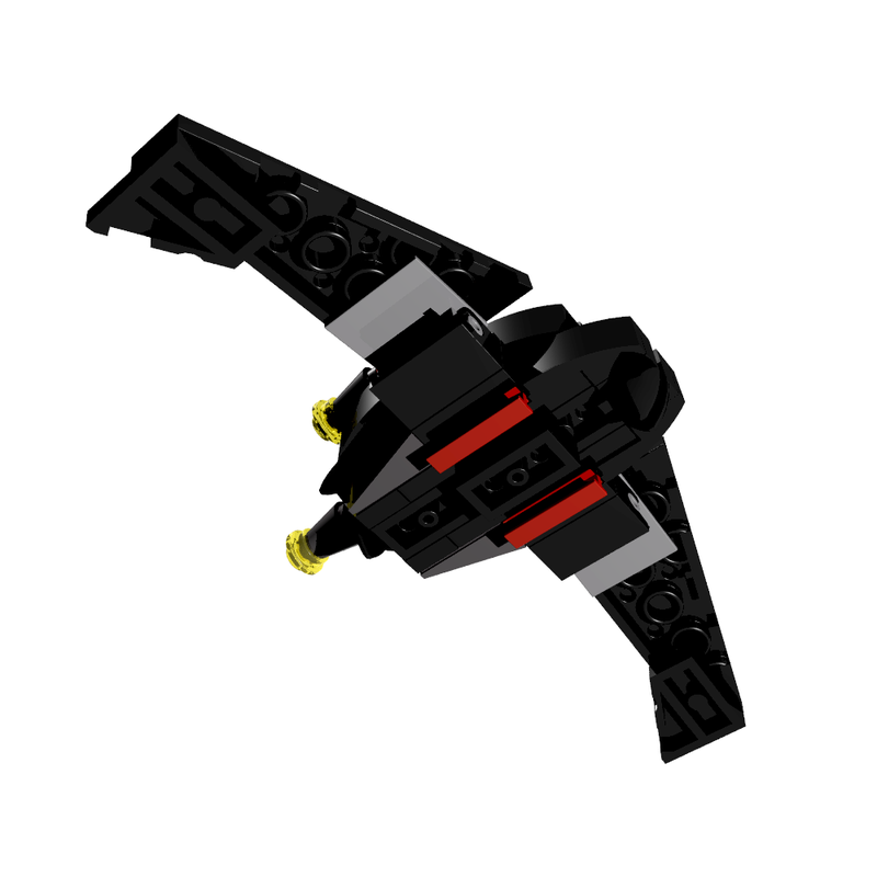 LEGO MOC 30524 Hawk Aircraft by Berth | Rebrickable - Build with LEGO