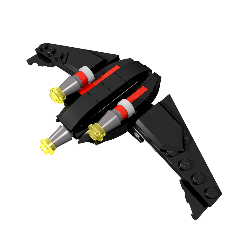 LEGO MOC 30524 Hawk Aircraft by Berth | Rebrickable - Build with LEGO