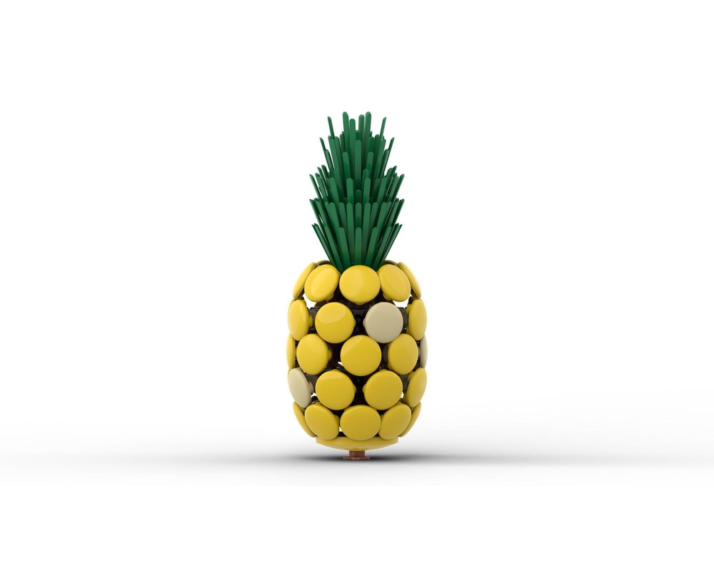 LEGO MOC Pineapple by MyKidisanAlien | Rebrickable - Build with LEGO