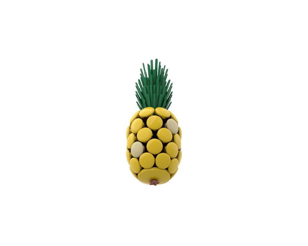 LEGO MOC Pineapple by MyKidisanAlien | Rebrickable - Build with LEGO