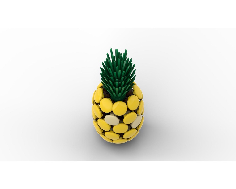 LEGO MOC Pineapple by MyKidisanAlien | Rebrickable - Build with LEGO