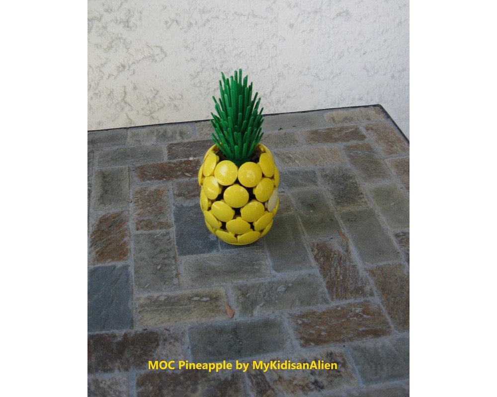 LEGO MOC Pineapple by MyKidisanAlien | Rebrickable - Build with LEGO