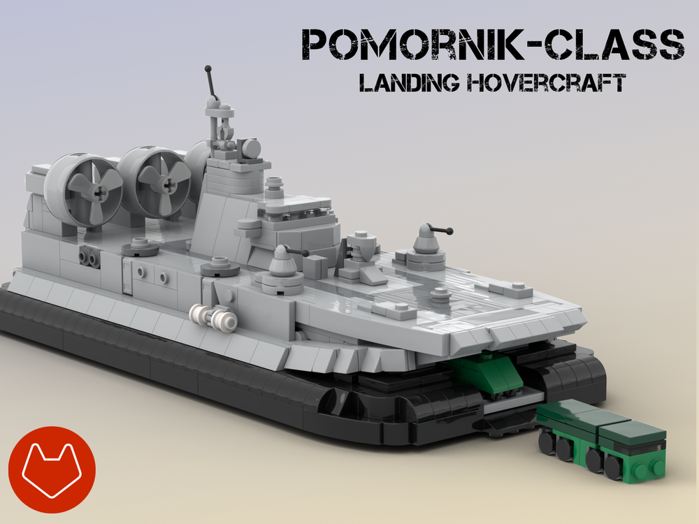 LEGO MOC Pomornik Class Hovercraft by rad0lf | Rebrickable - Build with ...