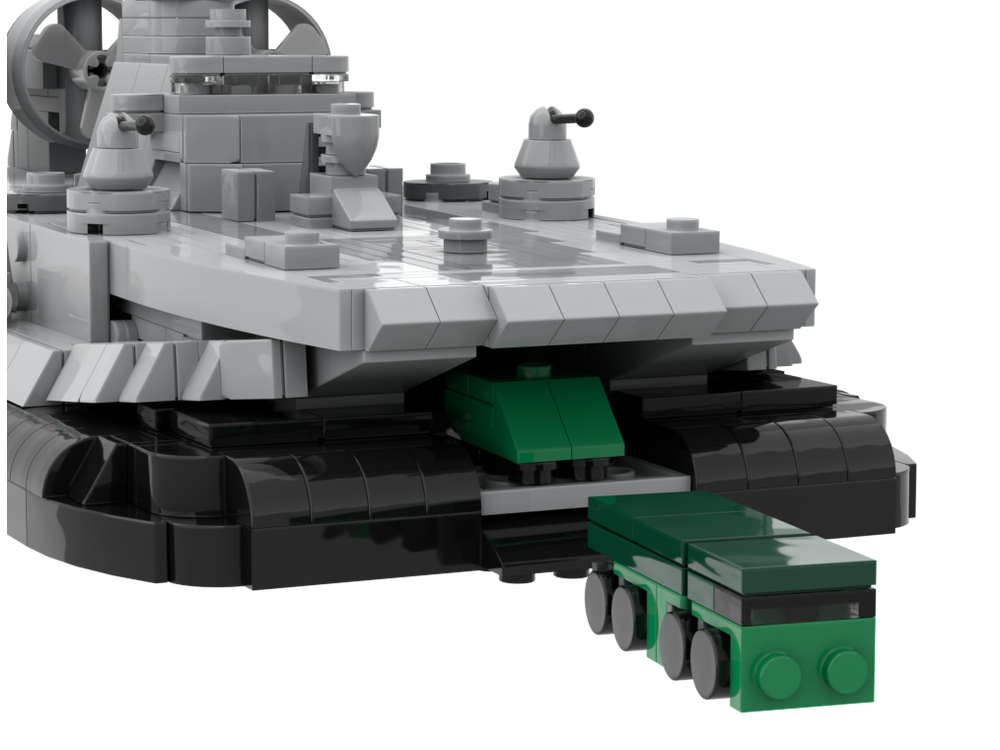 LEGO MOC Pomornik Class Hovercraft by rad0lf | Rebrickable - Build with ...