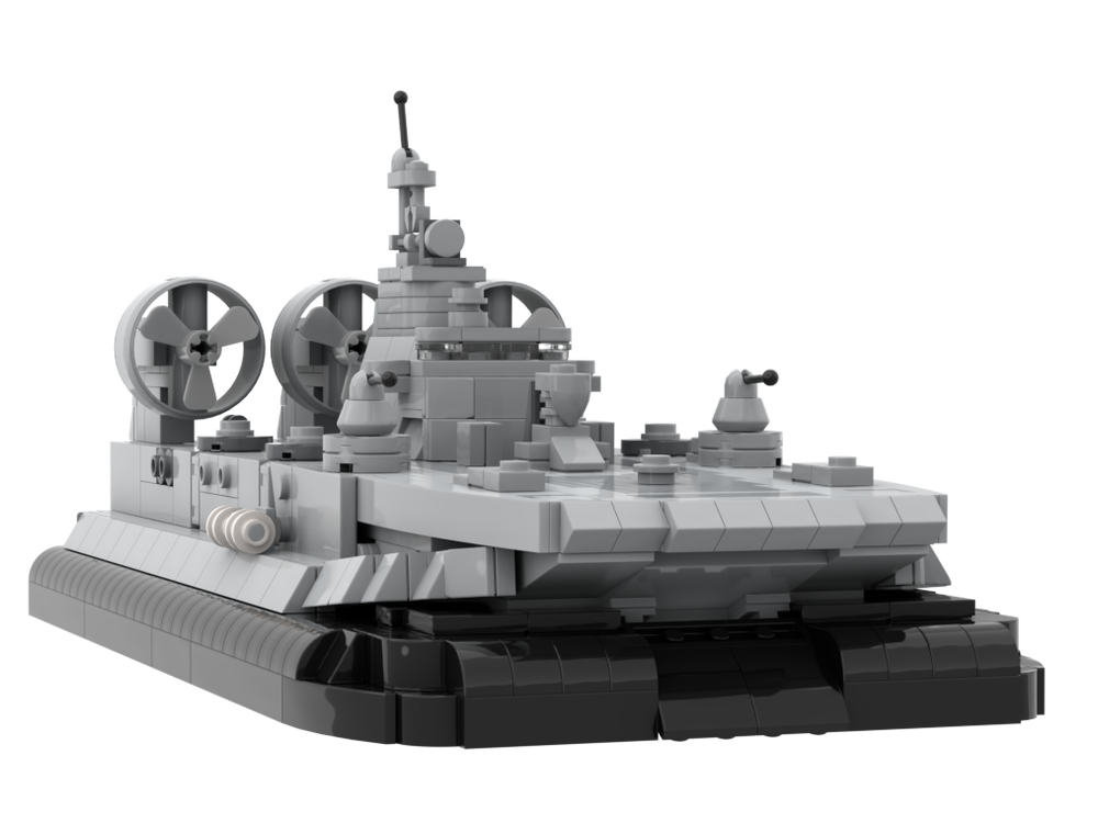 LEGO MOC Pomornik Class Hovercraft by rad0lf | Rebrickable - Build with LEGO
