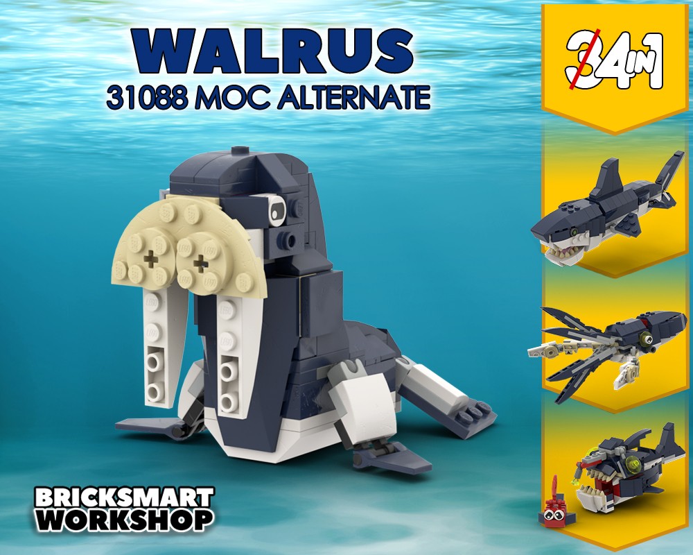 LEGO MOC Walrus 31088 Alternate by bricksmartworkshop | Rebrickable ...