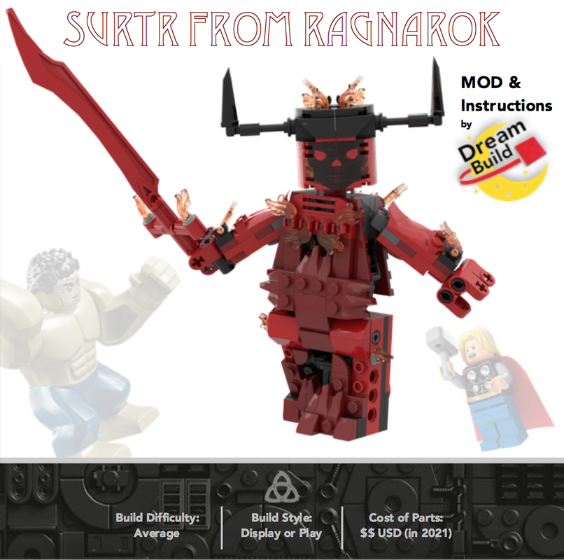 LEGO MOC Sutur the Demon from Thor Ragnarok by Dream Build Bricks ...