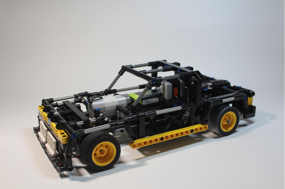 LEGO MOC Technic Drift car 4×4 by Green parrot | Rebrickable - Build ...