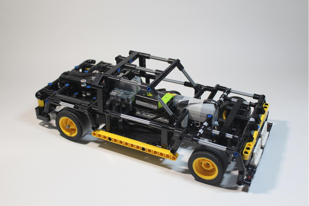 LEGO MOC Technic Drift car 4×4 by Green parrot | Rebrickable - Build ...