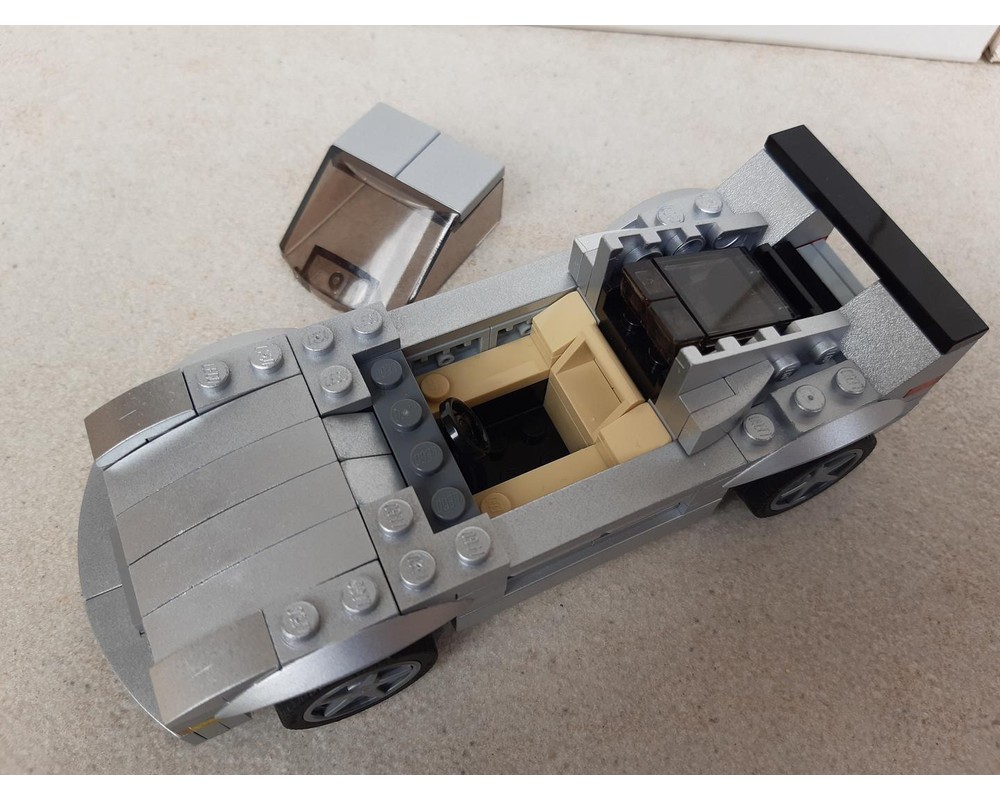 LEGO MOC Silver 80s Supercar by Cricky | Rebrickable - Build with LEGO