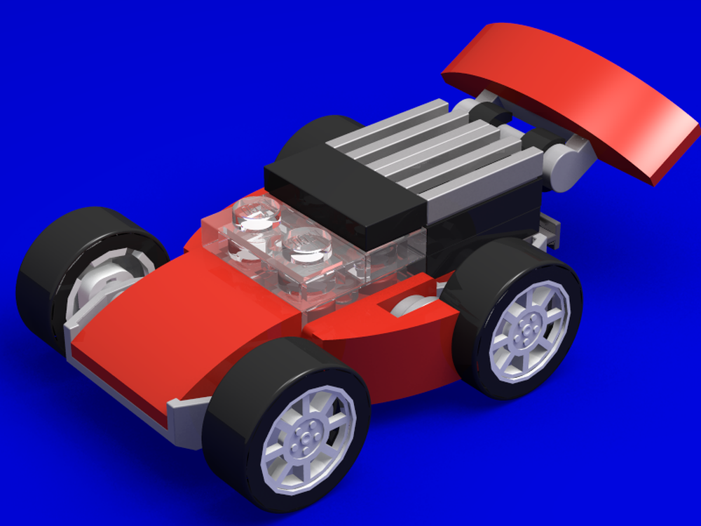 Lego Moc Compact Race Car By Le1nounours Rebrickable Build With Lego