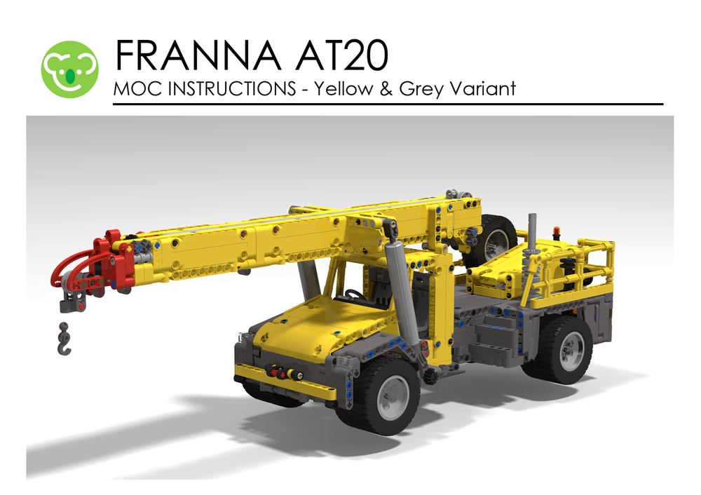 LEGO MOC Franna AT20 - Yellow & Grey by Superkoala | Rebrickable ...